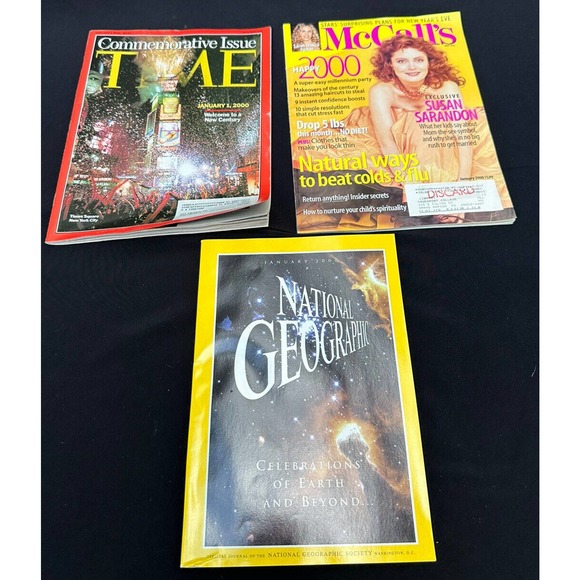 Accents | 3 Rare Magazines End Of The World Y2k Millennium Time Mccalls ...